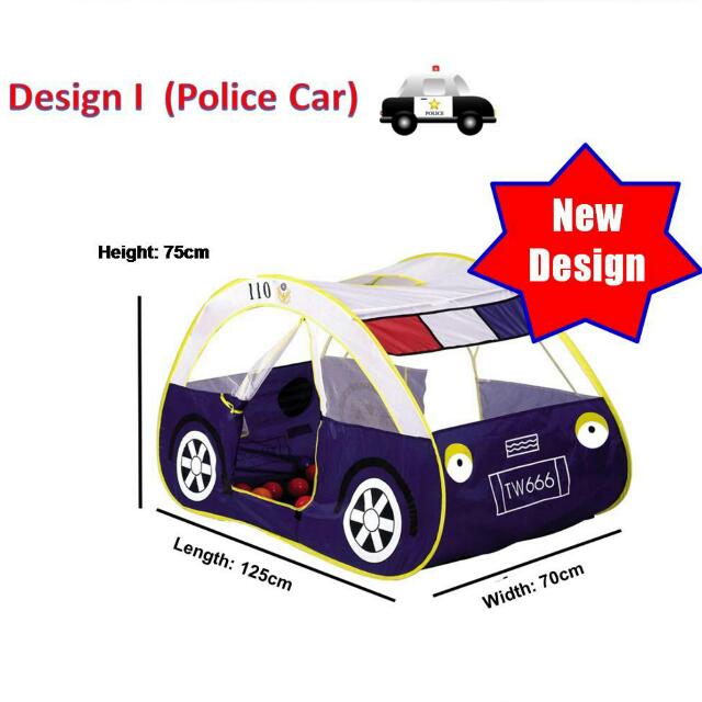 Brand New Police Car Children Play Tent, Hobbies & Toys, Toys & Games ...