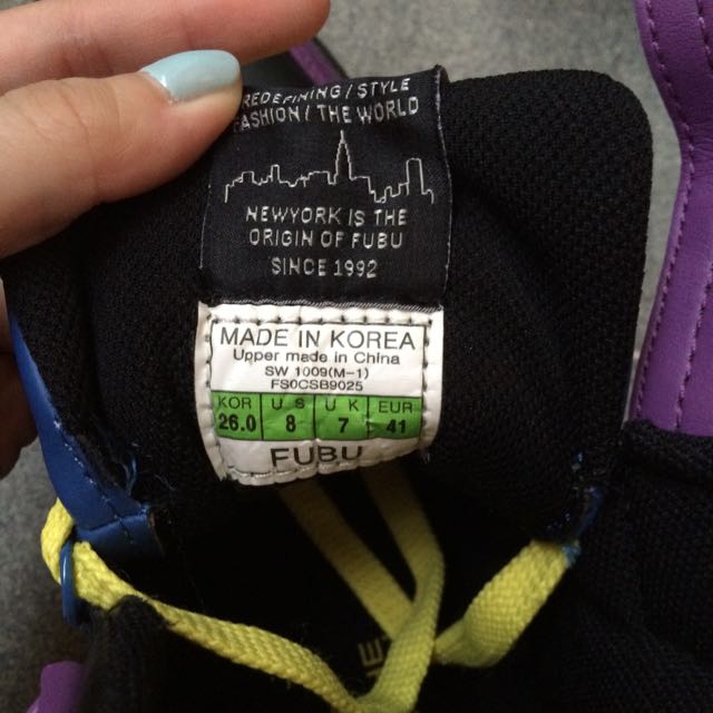 FUBU High cut Shoes, Women's Fashion, Footwear, Sneakers on Carousell