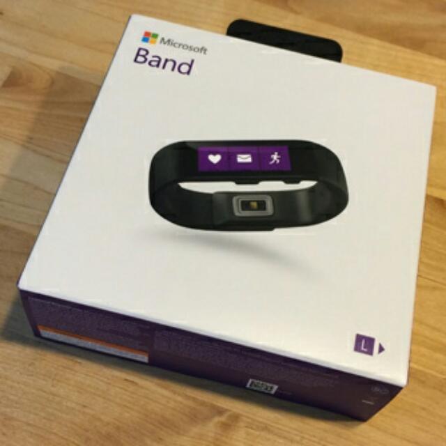 Microsoft Band Large With Gps And Heart Rate Sensor, Health & Nutrition ...
