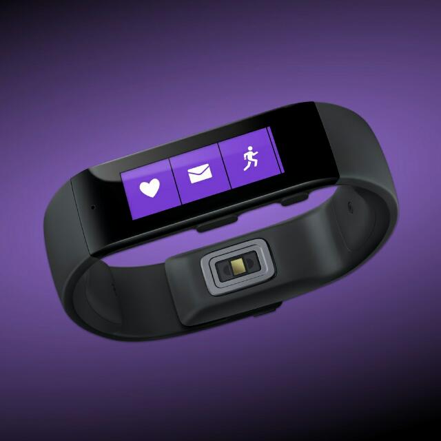 Microsoft Band Large With Gps And Heart Rate Sensor, Health & Nutrition ...