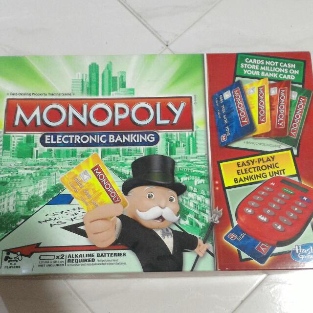 Monopoly Electronic Banking, Hobbies & Toys, Toys & Games on Carousell
