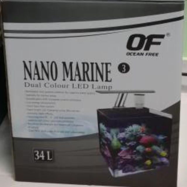 Ocean Free Nano Marine IOS Fish Tank 34L, Pet Supplies, Homes & Other ...