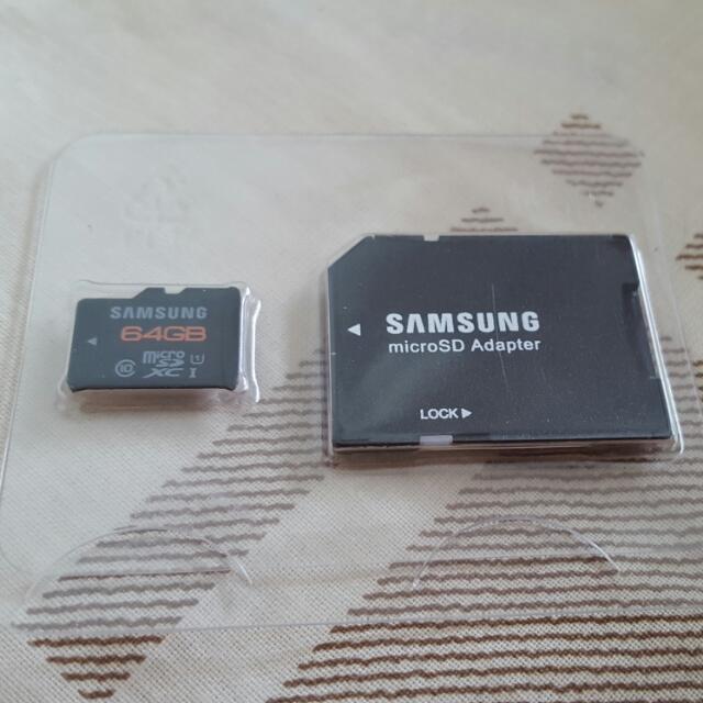 Samsung Micro Sd Card 64gb Class 10 Made In Korea, Computers & Tech ...