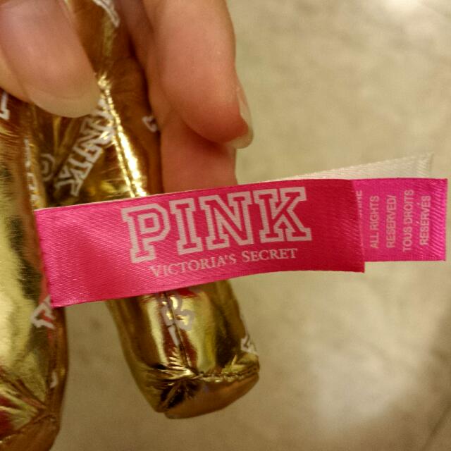 Victoria's Secret PINK Gold Limited Edition Dog Puppy Soft Toy Plush ...