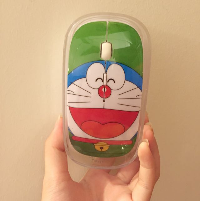 (PENDING) (BRAND NEW) Doraemon Wireless Mouse, Computers & Tech, Parts ...