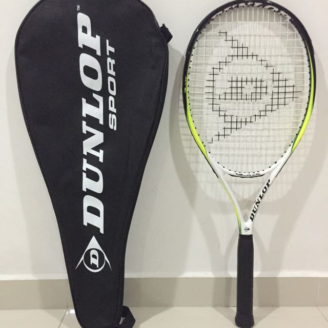 Dunlop Tennis Racquet, Sports Equipment, Sports & Games, Racket & Ball ...