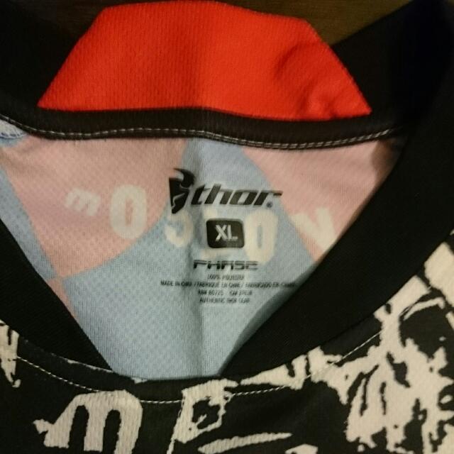 Thor X Volcom Phase Motocross Jersey, Men's Fashion, Tops & Sets, Swim ...