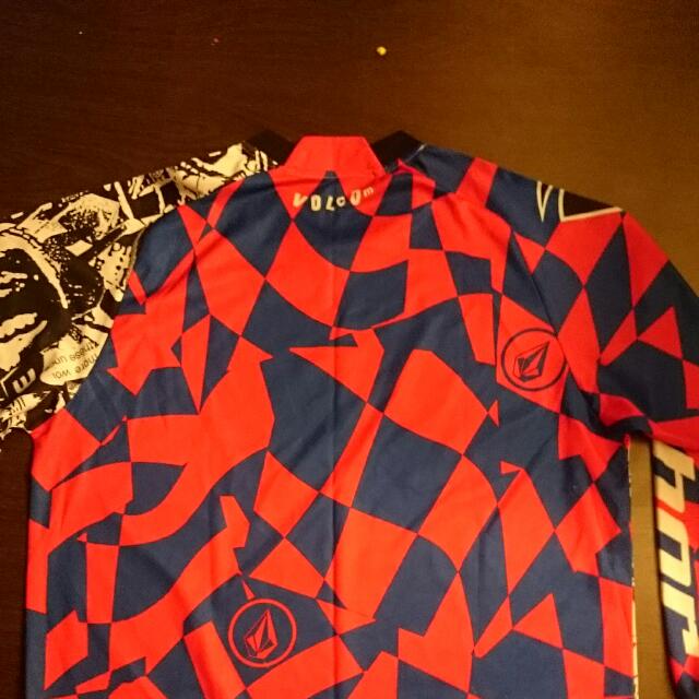 Thor X Volcom Phase Motocross Jersey, Men's Fashion, Tops & Sets, Swim ...