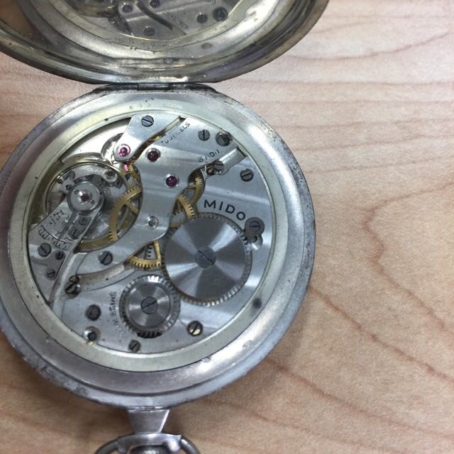 Vintage Mido Pocket Watch, Hobbies & Toys, Memorabilia & Collectibles ...