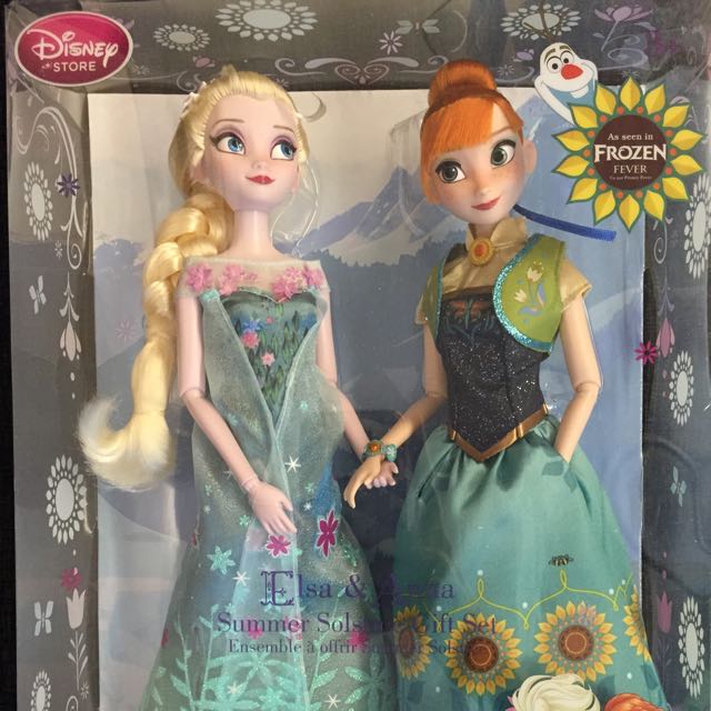 Disney Frozen Summer Solstice Anna And Elsa Doll Set Hobbies And Toys