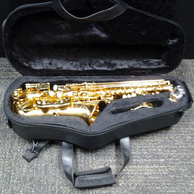 Saxophone With Case And Neckstrap, Hobbies & Toys, Music & Media, Music ...
