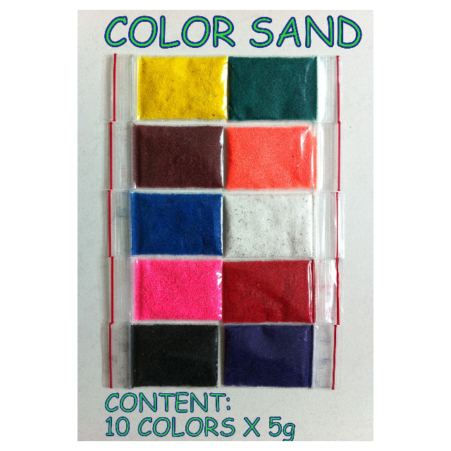 Coloured Sand/ Glass Deco Paint (Translucent Paint), Hobbies & Toys ...