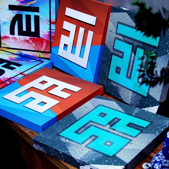 MODERN ISLAMIC KUFI ART DESIGNING, Hobbies & Toys, Stationery & Craft ...