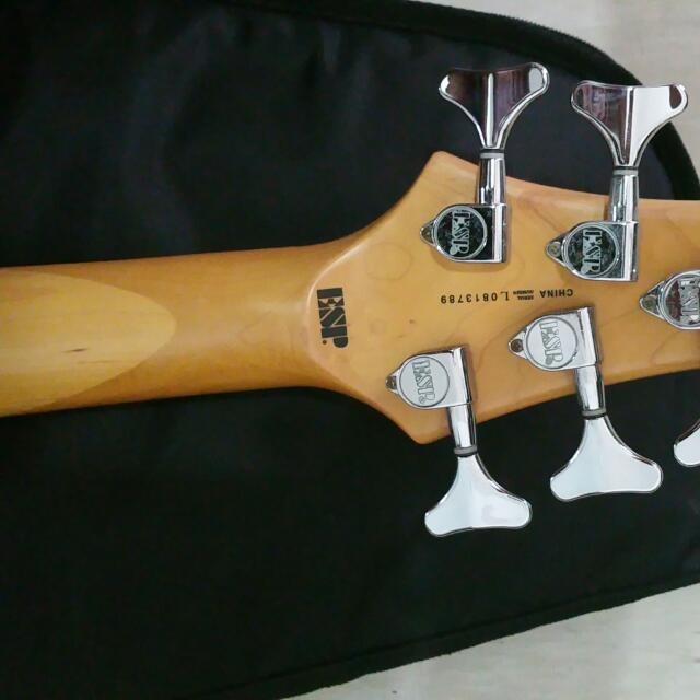 ESP Ltd F105, 5 Strings Bass Guitar With ESP Original Bag $230, Hobbies ...