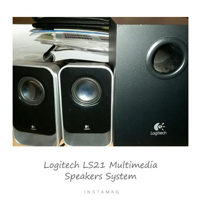 Logitech LS21 multimedia speakers system, Computers & Tech, Parts & Accessories, Networking on ...
