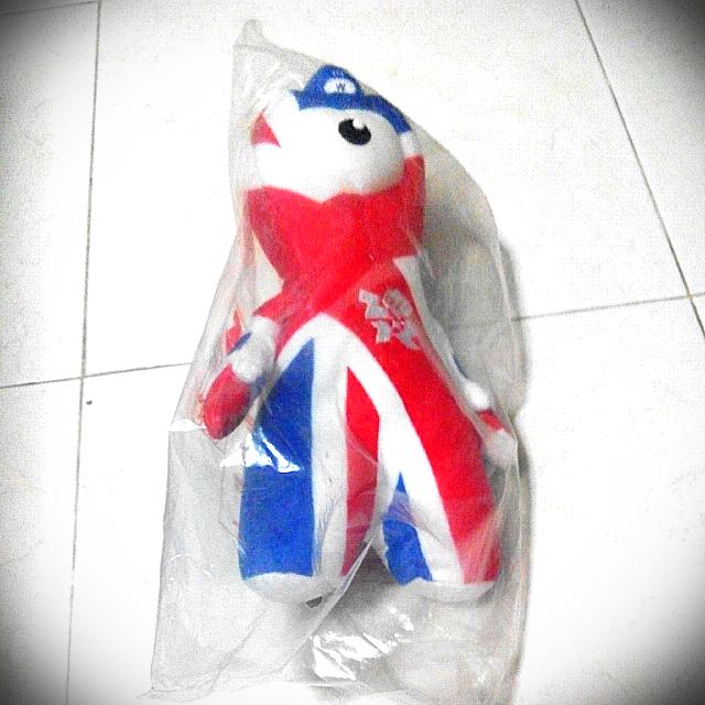 BN London 2012 Olympic Games Mascot Collectible Soft Toy Wenlock ...