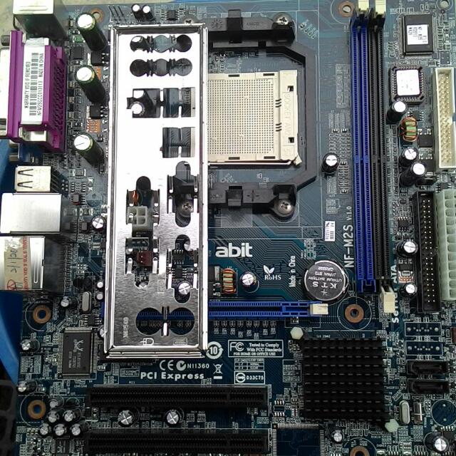 Motherboard Abit NF-M2S, Computers & Tech, Parts & Accessories ...