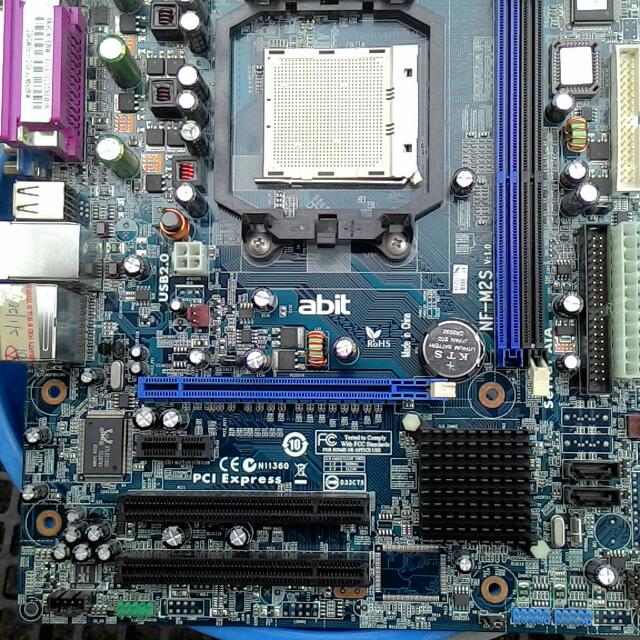 Motherboard Abit NF-M2S, Computers & Tech, Parts & Accessories ...