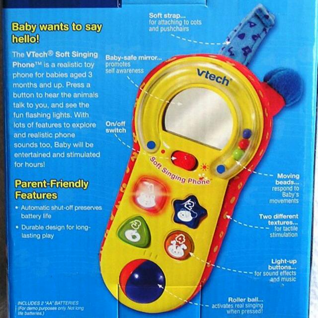 VTech Soft Singing Phone, Hobbies & Toys, Toys & Games on Carousell