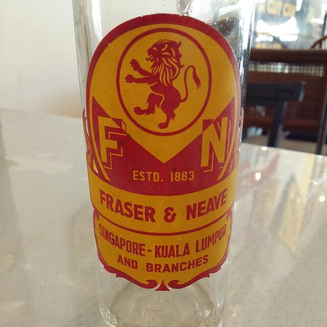 Vintage FnN F&N Bottle Fraser And Neave, Hobbies & Toys, Memorabilia ...