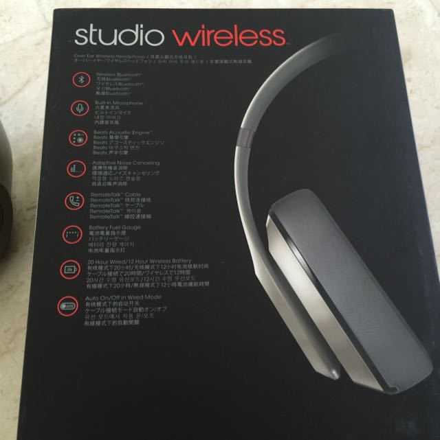Beats Studio Wireless Titanium Silver, Computers & Tech, Parts ...