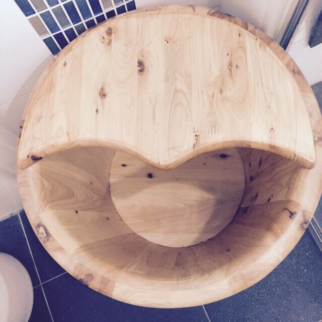 Cedar Wood Cask Foot Reflexology Spa Tub Soak Barrel, Everything Else ...
