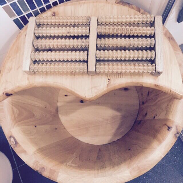Cedar Wood Cask Foot Reflexology Spa Tub Soak Barrel, Everything Else ...