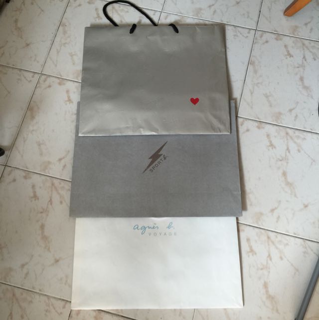 Agnes B Paper bag, Women's Fashion, Bags & Wallets, Tote Bags on Carousell