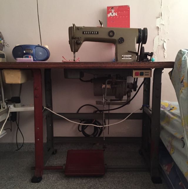 Antique Brother Sewing Machine. Motor Still Running, Design & Craft on ...