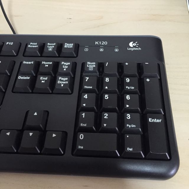 Keyboard (Logitech USB Keyboard K120), Computers & Tech, Parts ...