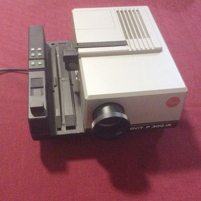 Leica pradovit P300 IR Slide Projector, Photography, Cameras on Carousell
