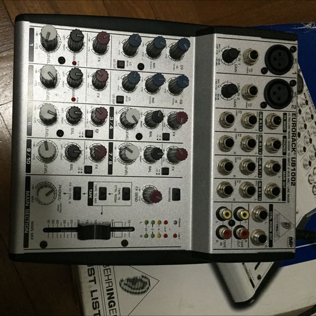 Behringer Eurorack UB1002 Preamp Mixer, Audio, Soundbars, Speakers ...