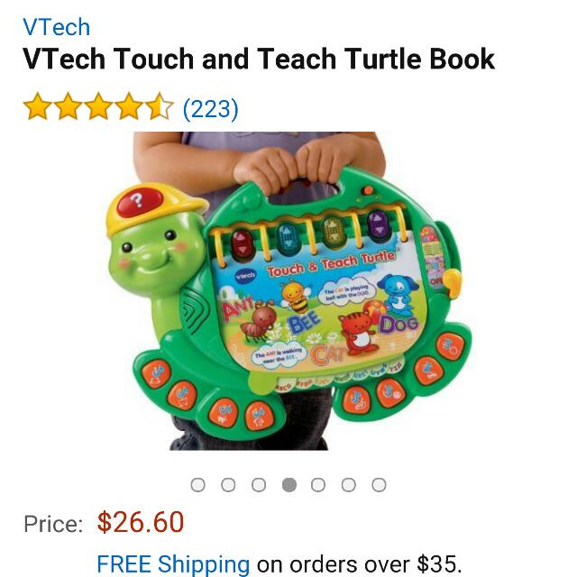Touch And Teach Turtle Book, Hobbies & Toys, Books & Magazines ...