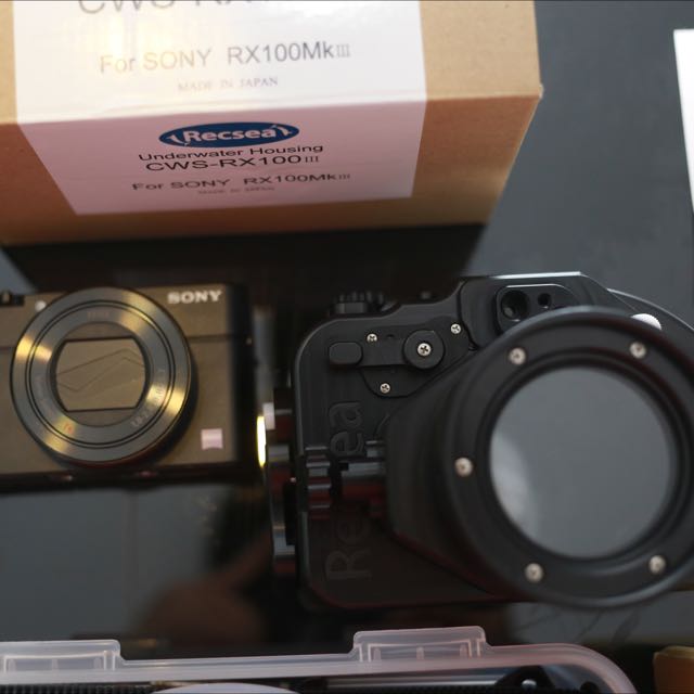 Underwater Camera Sony Rx100 Mk3 With Recsea Housing + Inon Z240 ...