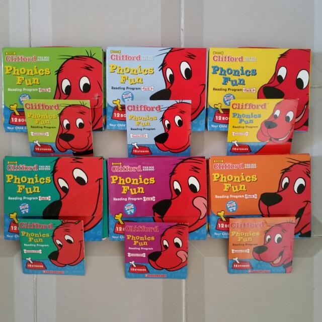 6 Packs Clifford The Big Red Dog Story Books, Hobbies & Toys, Books ...