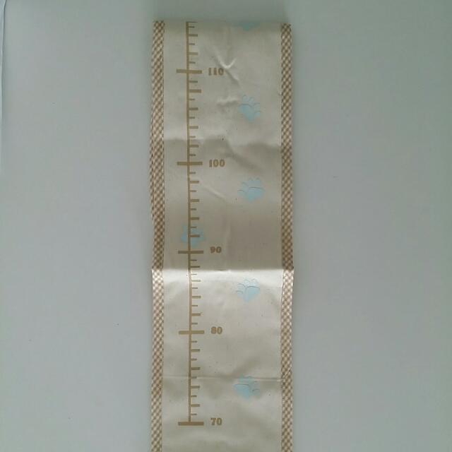 BNWT Height Measurement Growth Chart in Centimeters, Babies & Kids ...