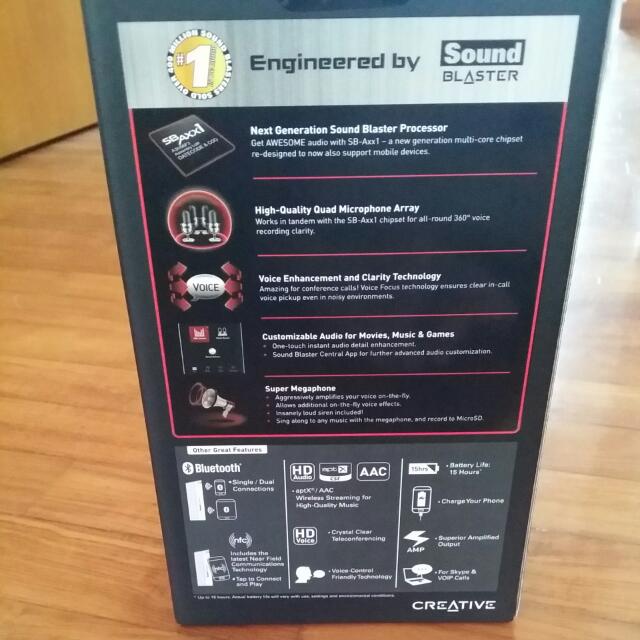Creative Sound Blaster AXX200, Computers & Tech, Parts & Accessories ...