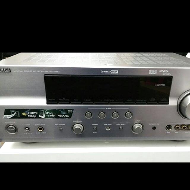 Yamaha AVR RXV861 Titanium for home theatre, Everything Else on Carousell