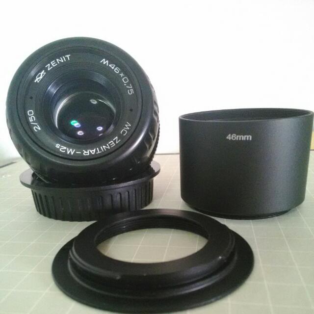 Zenit 50mm F/2 Manual Lens ( Brand New), Photography, Lens & Kits on ...