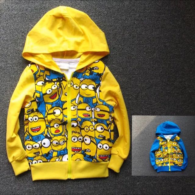 Minion Jacket, Babies & Kids, Babies & Kids Fashion on Carousell