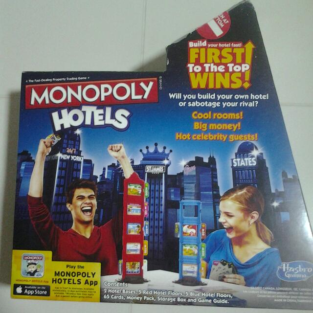 Monopoly Hotels, Hobbies & Toys, Toys & Games on Carousell