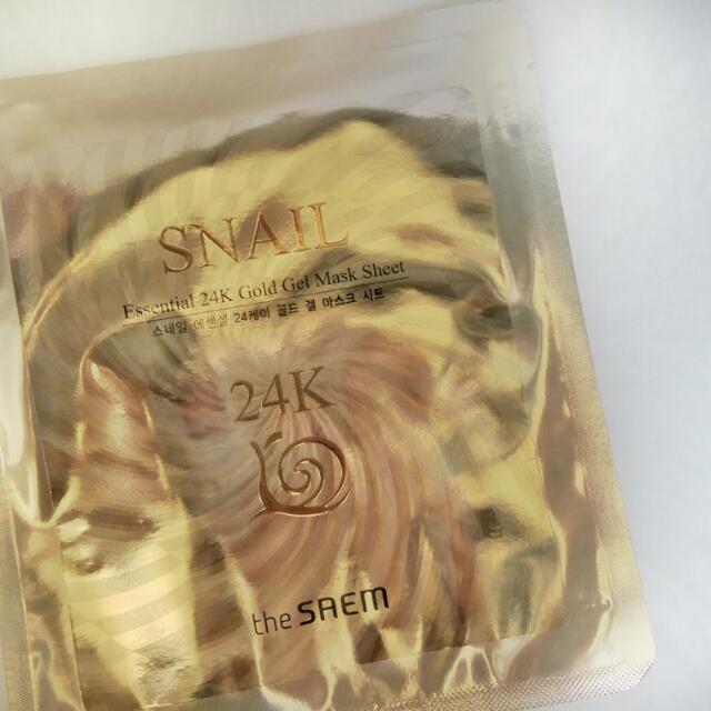 Saem 24K Gold SNAIL Mask, Beauty & Personal Care, Face, Face Care on ...