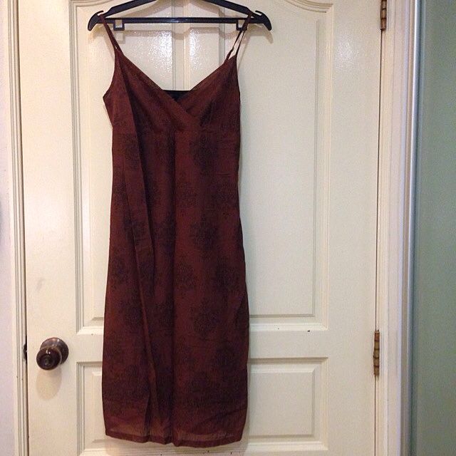 simple brown dress, Women's Fashion, Dresses & Sets, Dresses on Carousell