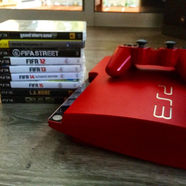 Sony Playstation 3 (Red) Limited Edition, Hobbies & Toys, Toys & Games ...