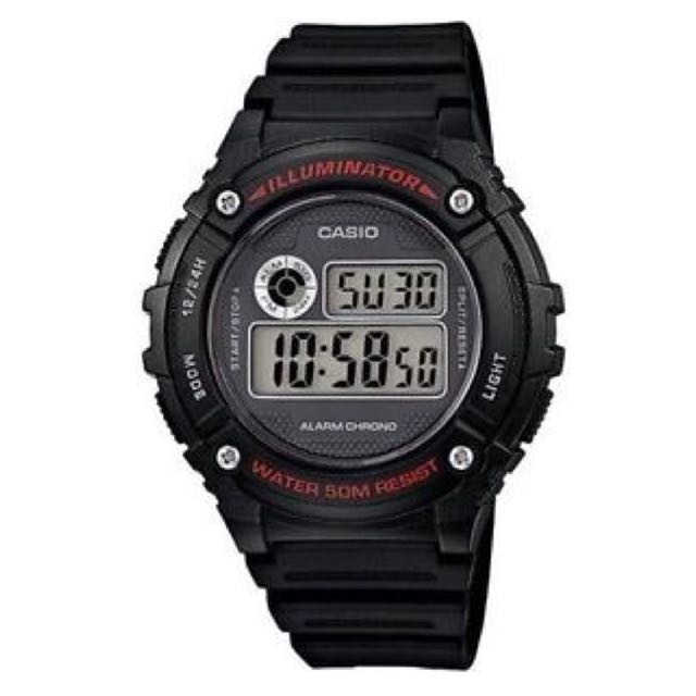 Casio Black Digital Watch, Health & Nutrition, Health Monitors ...