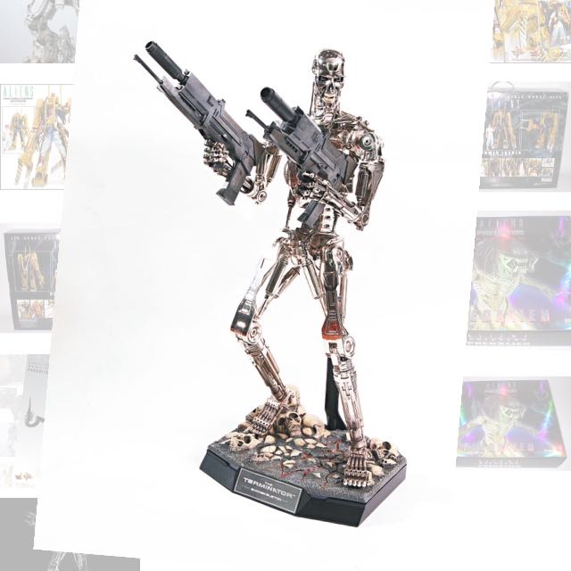 Hot Toys Terminator - 1/4 scale Figure: T-800 Endoskeleton (Special ...