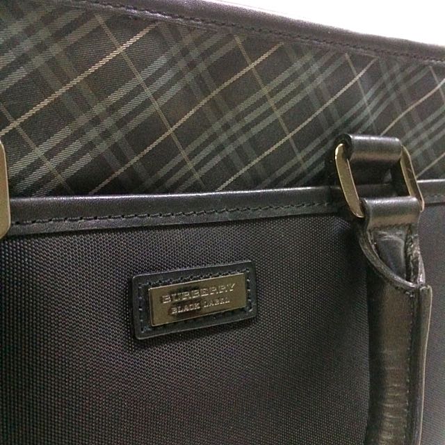 BURBERRY BLACK LABEL MENS BAG, Luxury on Carousell