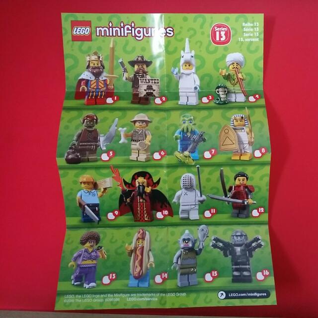 Lego Minifigures Series 13 Set, Hobbies & Toys, Toys & Games on Carousell