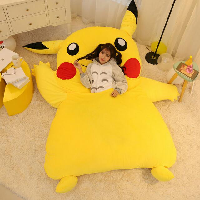 Giant Pikachu Mattress Bed, Furniture & Home Living, Furniture, Bed ...