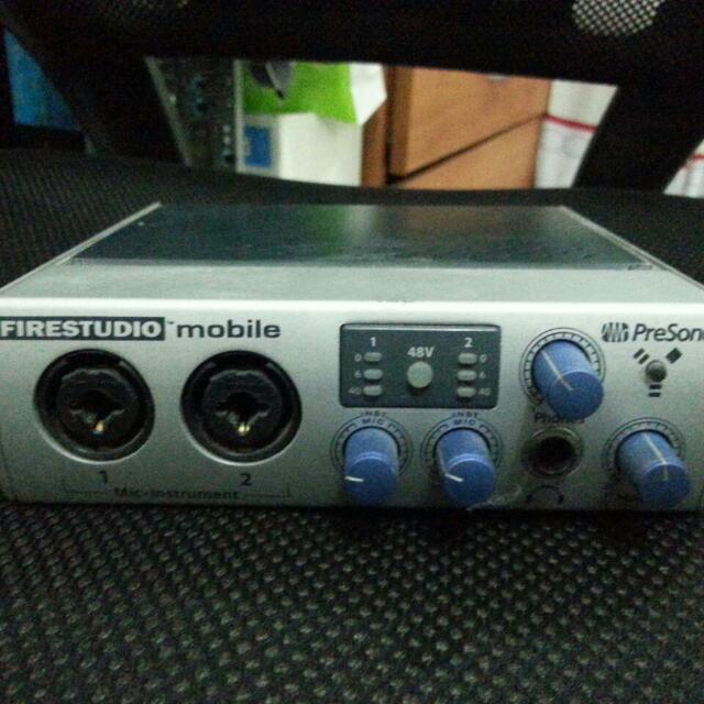 Presonus FIRESTUDIO MOBILE, Hobbies & Toys, Music & Media, Musical Instruments on Carousell